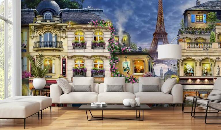 Paris Wallpaper & Wall Murals | Wallsauce US