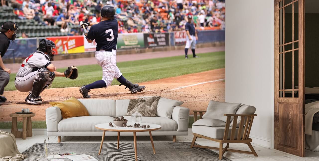 Baseball Field Wallpaper Mural