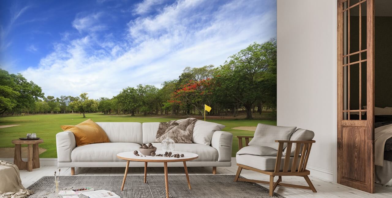 Golf Course Wall Mural | Wallsauce US