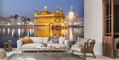 Golden Temple Wallpaper 3d