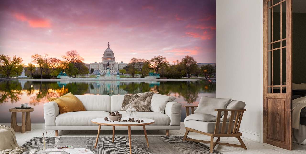 Capitool Muurschildering Capitool Behang | Wallsauce NL