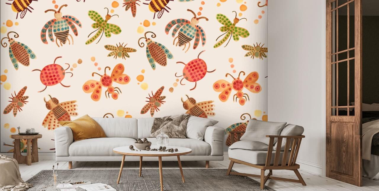 Bugs Wall Mural | Wallsauce US