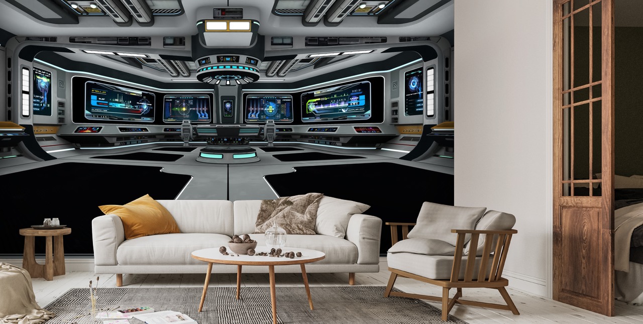 Spaceship Deck Wallpaper | Wallsauce CA