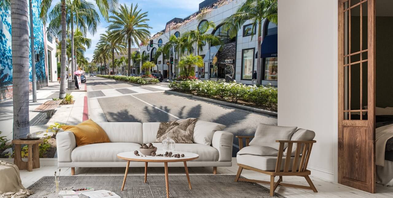 Rodeo Drive Wallpaper Mural | Wallsauce UK