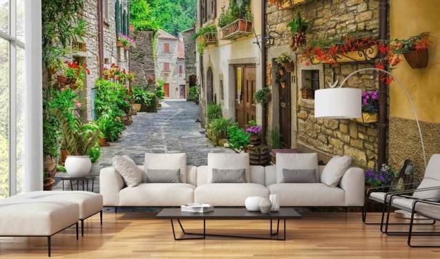 Facade Wallpaper & Wall Murals | Wallsauce US