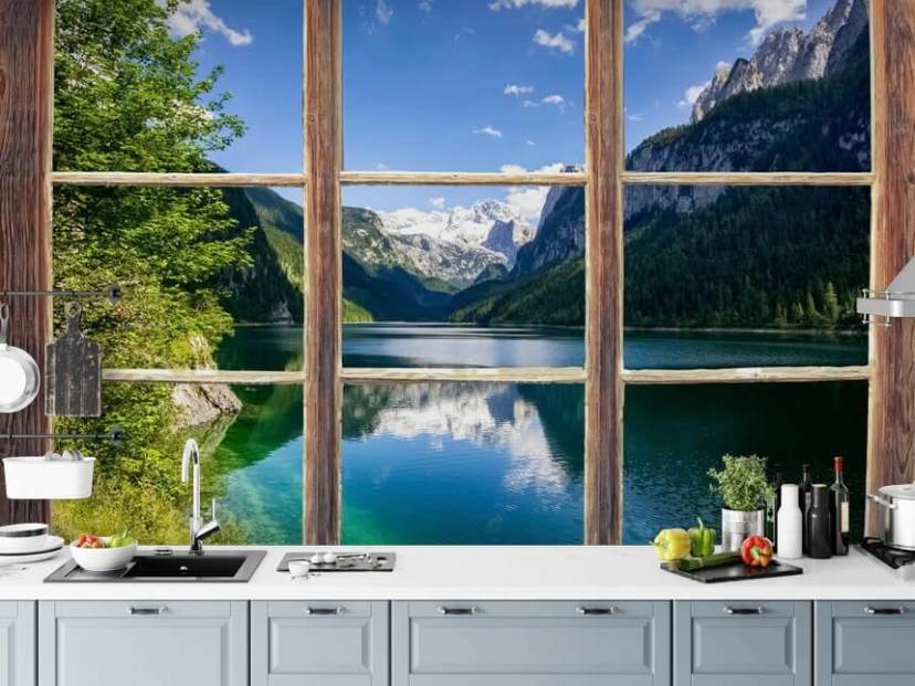 Window Wallpaper - Window View Wall Murals | Wallsauce UK