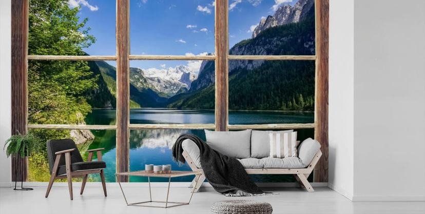 Window Wallpaper - Window View Wall Murals | Wallsauce UK