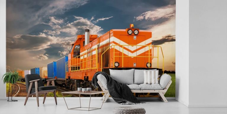 Train Wallpaper & Steam Train Wall Murals | Wallsauce UK