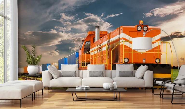Train Wallpaper & Steam Train Wall Murals | Wallsauce EU