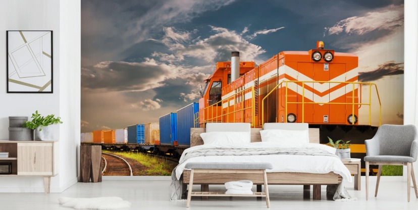 Train Wallpaper & Steam Train Wall Murals | Wallsauce AU