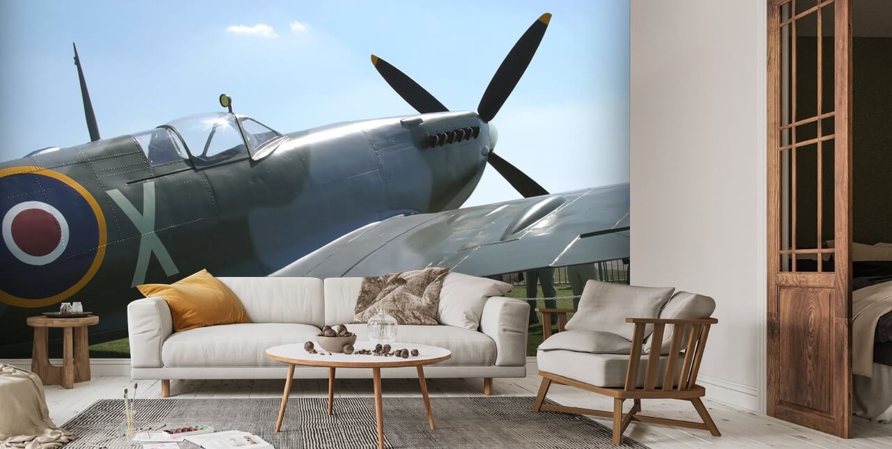 Spitfire Wall Mural | Wallsauce EU