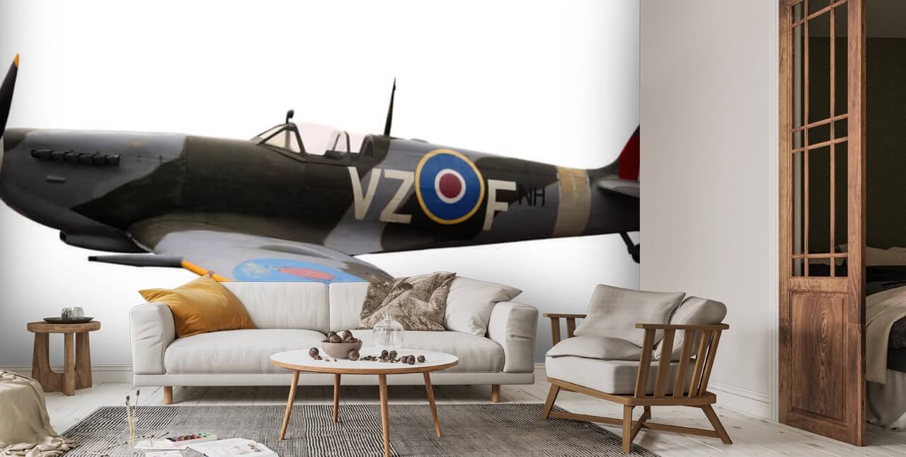 Spitfire in Profile Wallpaper Mural | Wallsauce US