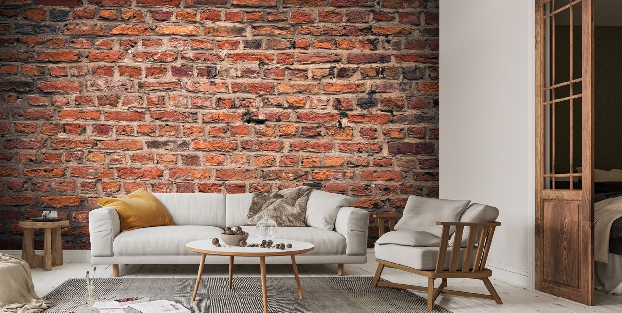 Brick Wall Baggrund | Wallsauce DK