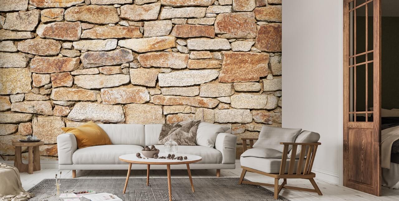 Natural Stone Wall Mural | Wallsauce UK
