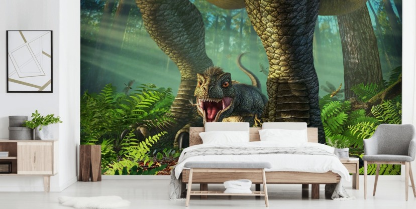Dinosaur Bedroom Wallpaper Dinosaur Wallpaper Studio Ditte