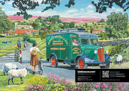 Over Hill and Dale Wall Mural | Wallsauce US