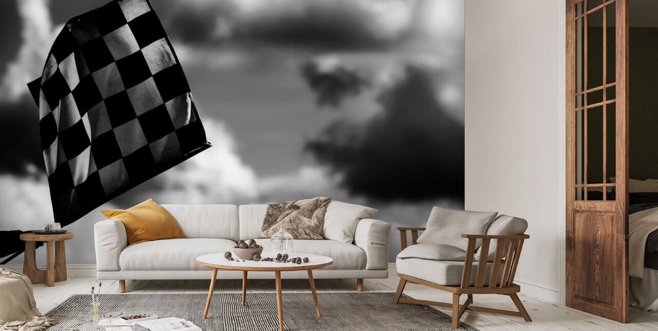 Chequered Flag 2 Belgium 2014 Wall Mural | Wallsauce US