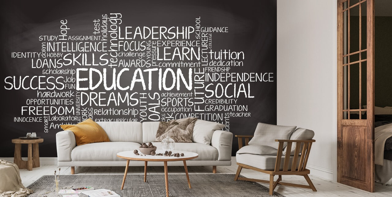 Education Cloud Wallpaper Mural | Wallsauce US
