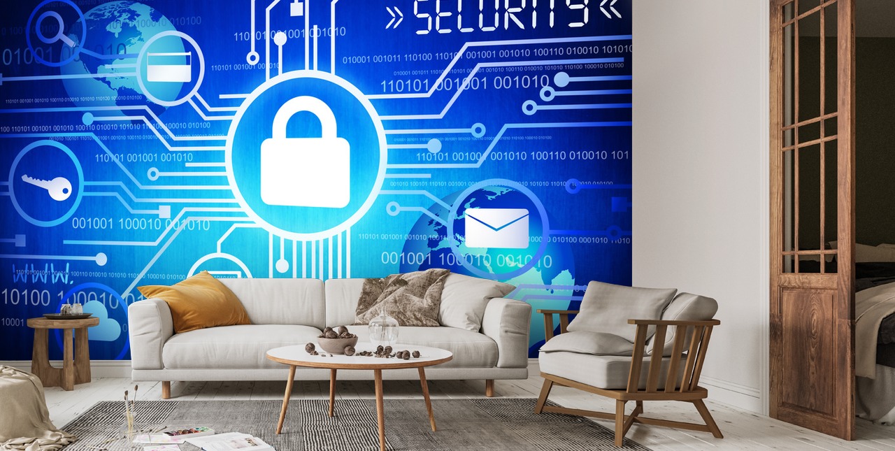 Internet Security System Wallpaper Mural | Wallsauce US