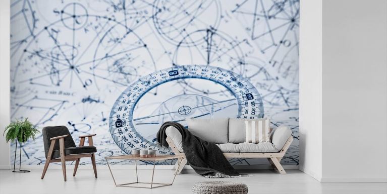 Maths Wall Murals & Wallpaper | Wallsauce UK