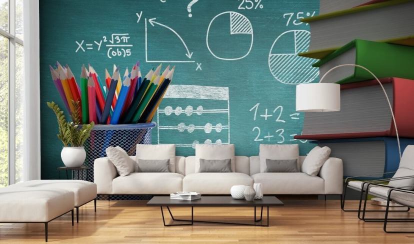Murais de parede de matemática e papel de parede Wallsauce | Wallsauce PT