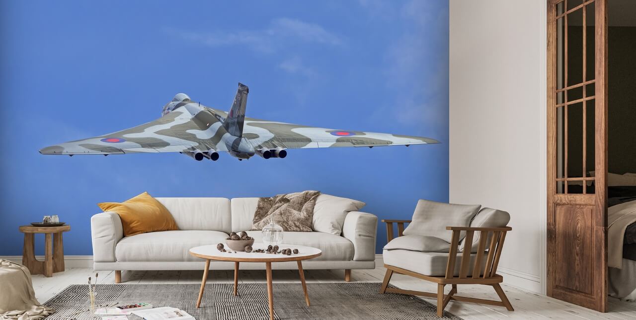 Avro Vulcan Bomber Rear View Wall Mural | Wallsauce US