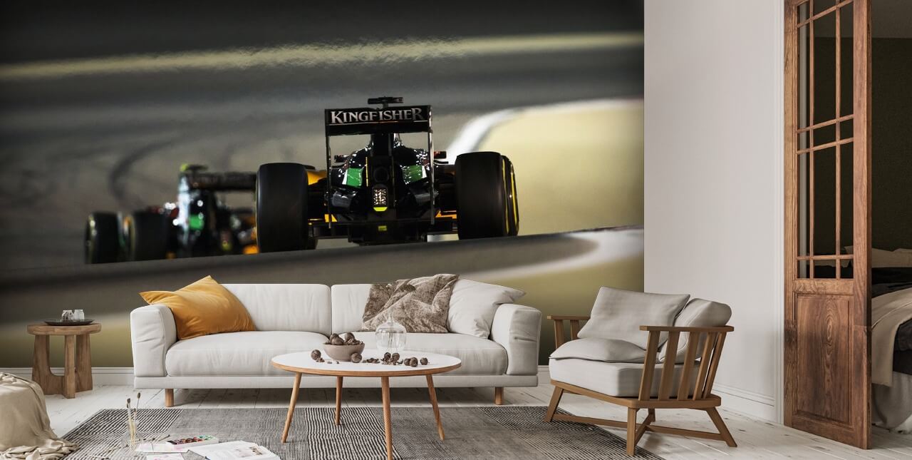 Sergio P̩rez Bahrain 2014 Wall Mural | Wallsauce US