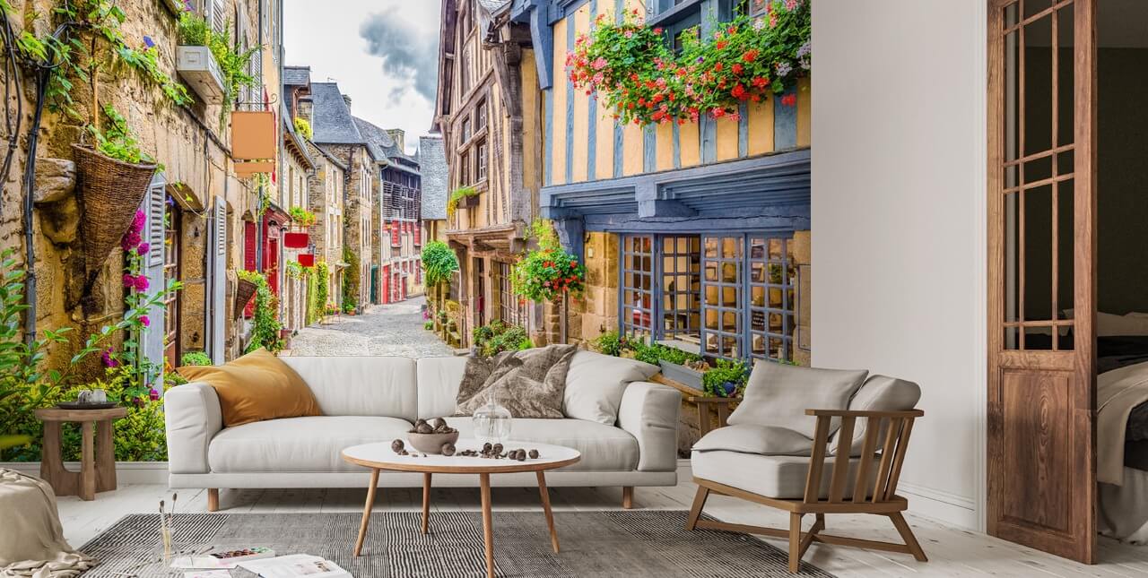 Beautiful Alley Scene Wallpaper | Wallsauce AU