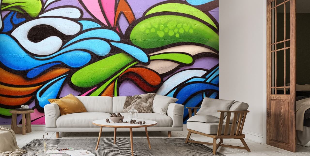 Bold Wallpaper Mural | Wallsauce US