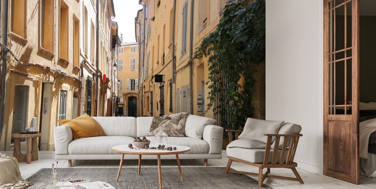 Street, Aix-en-Provence Wallpaper Mural | Wallsauce US