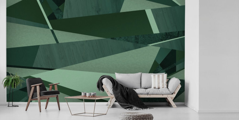 Geometric Wallpaper & Wall Murals | Wallsauce US