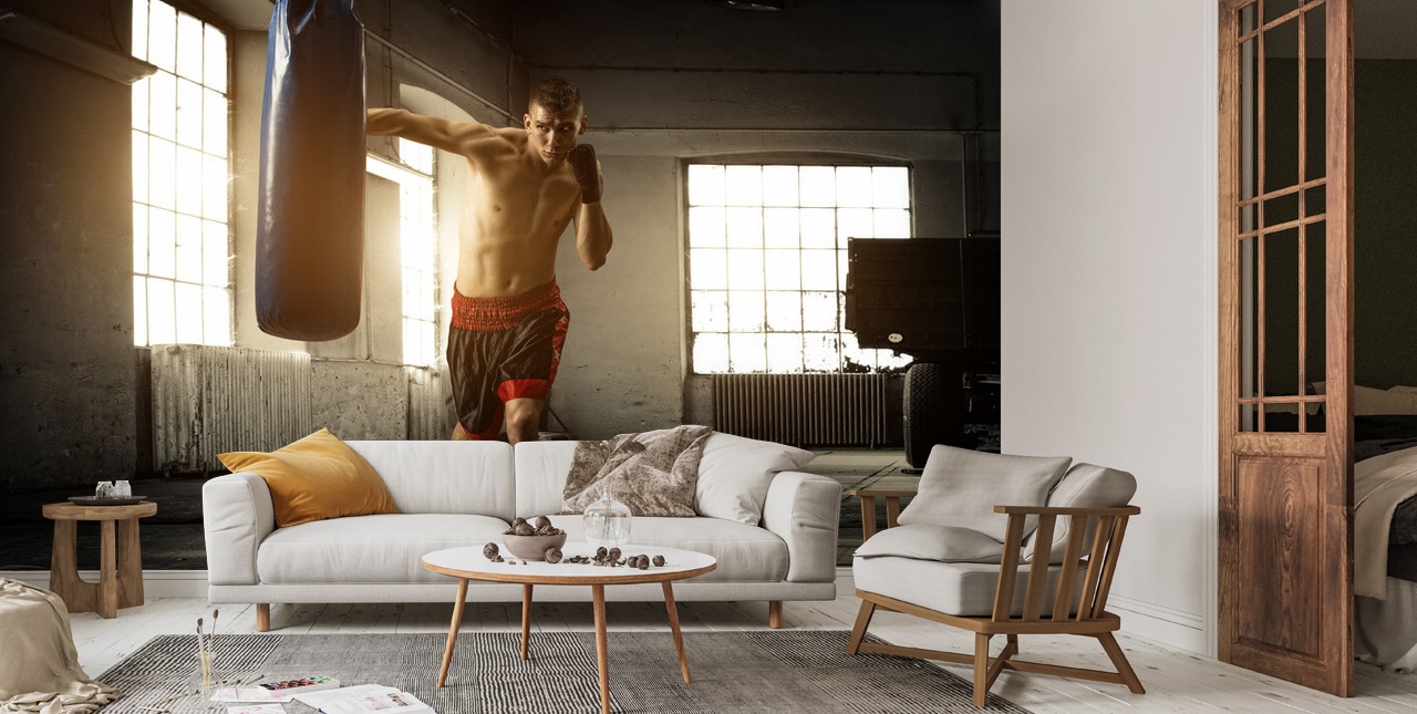 Boxing Wall Mural | Wallsauce US