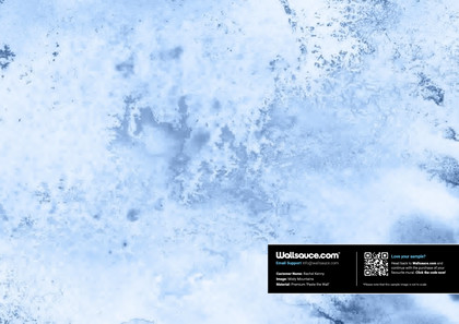 Blue Watercolor Wall Mural | Wallsauce UK