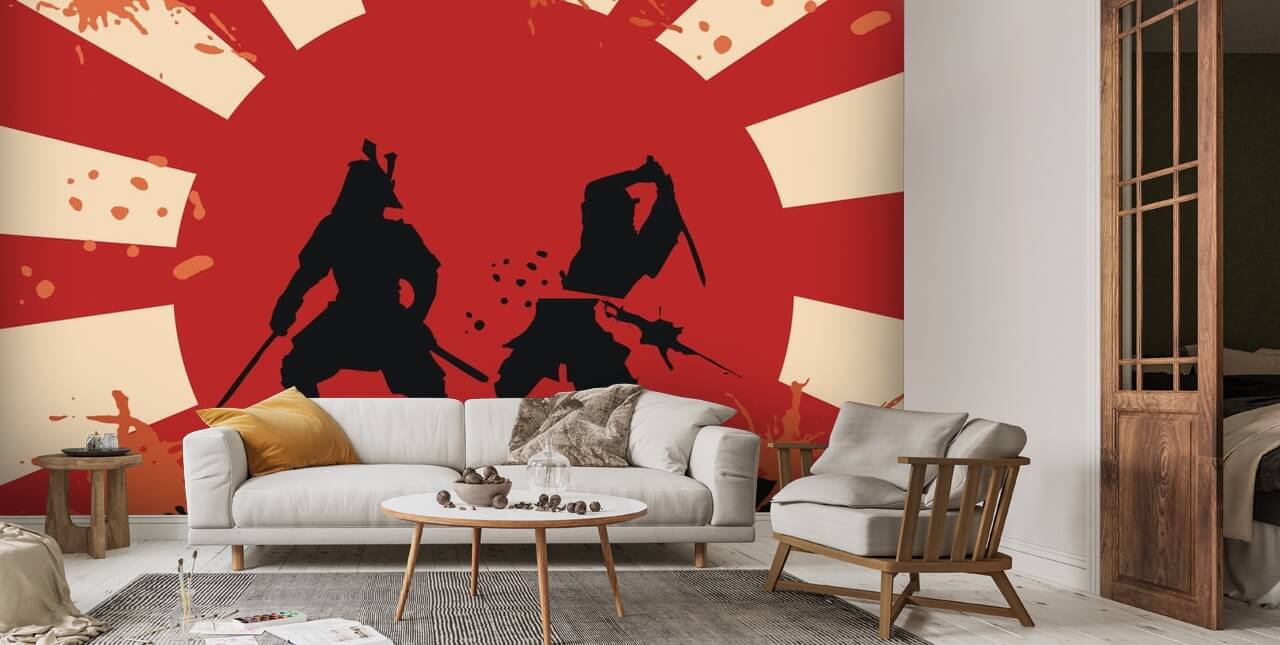 Samurai Wall Mural | Wallsauce CA