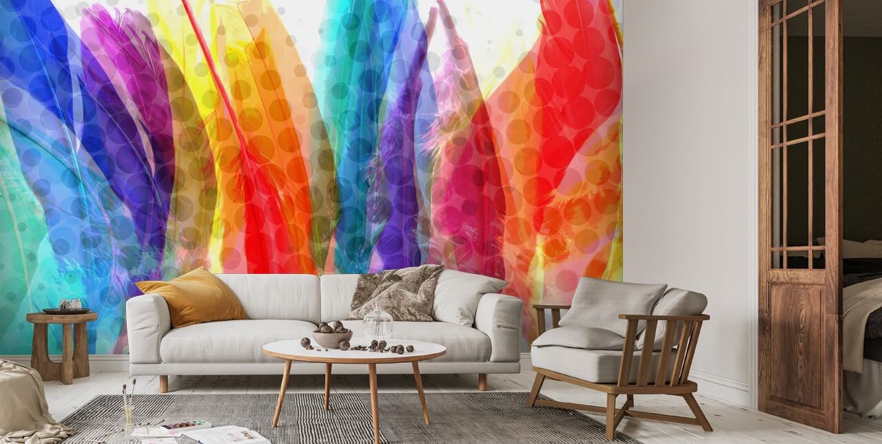 Happy Day Wall Mural | Wallsauce US