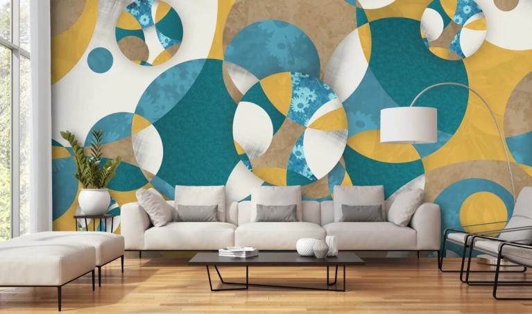 Circle Wallpaper & Wall Murals | Wallsauce UK