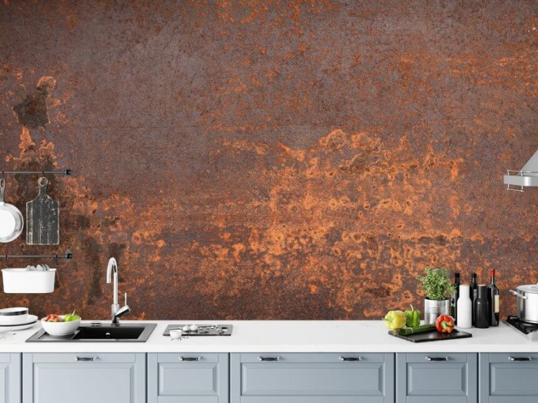 Metal & Rust Effect Wallpaper | Wallsauce CA