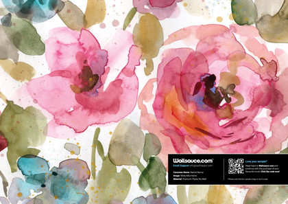 Macro Garden Wall Mural | Wallsauce UK