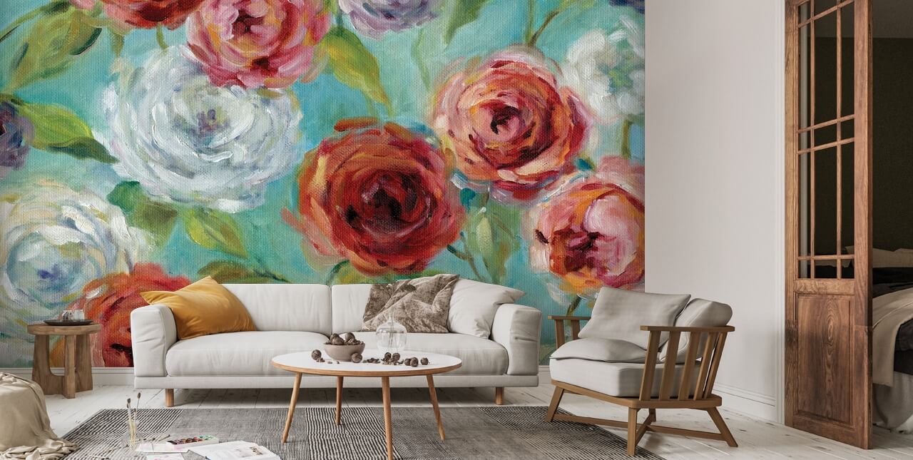 Décoration murale Les roses sont rouges | Wallsauce FR