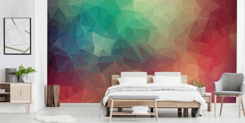 Geometric Wallpaper & Wall Murals | Wallsauce UK
