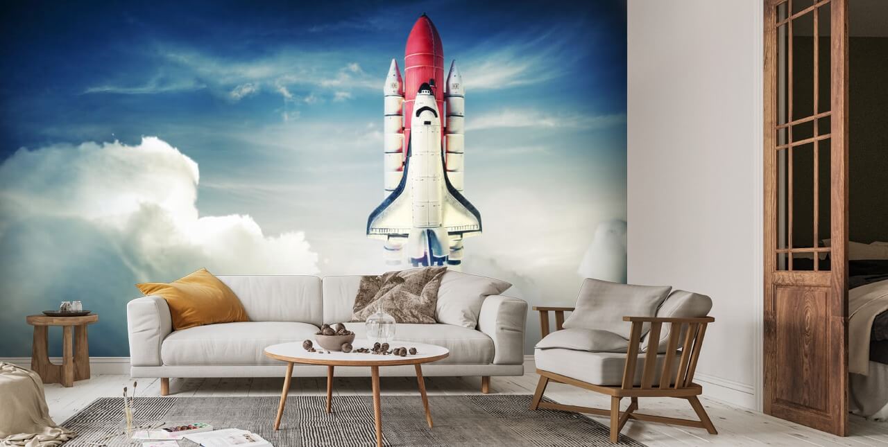 Space Shuttle In Lights