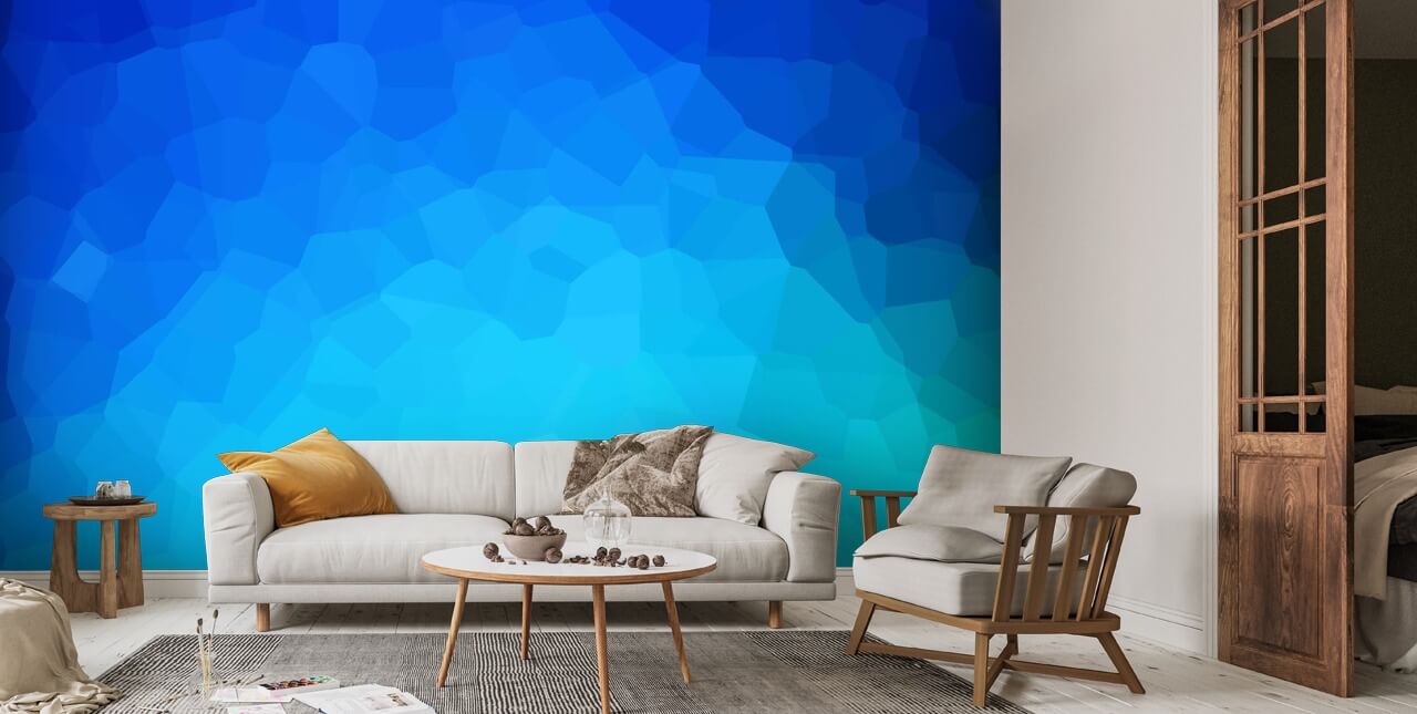 Blue Wall Mural | Wallsauce US