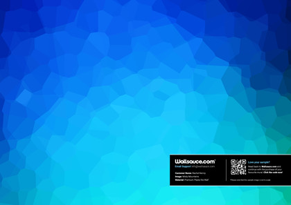 Blue Wall Mural | Wallsauce US