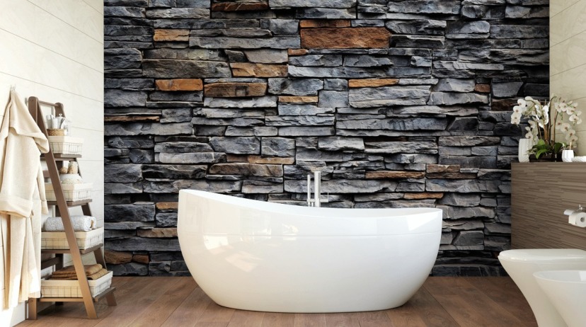 Stone Wallpaper & Stone Effect Wall Murals | Wallsauce US