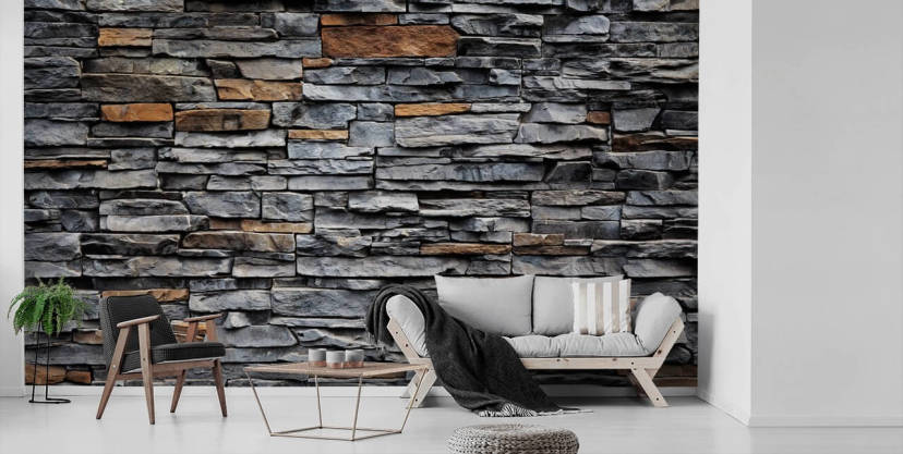 Faux Rock Wallpaper