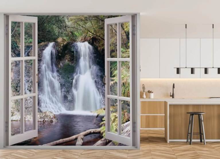 Window Wallpaper - Window View Wall Murals | Wallsauce UK