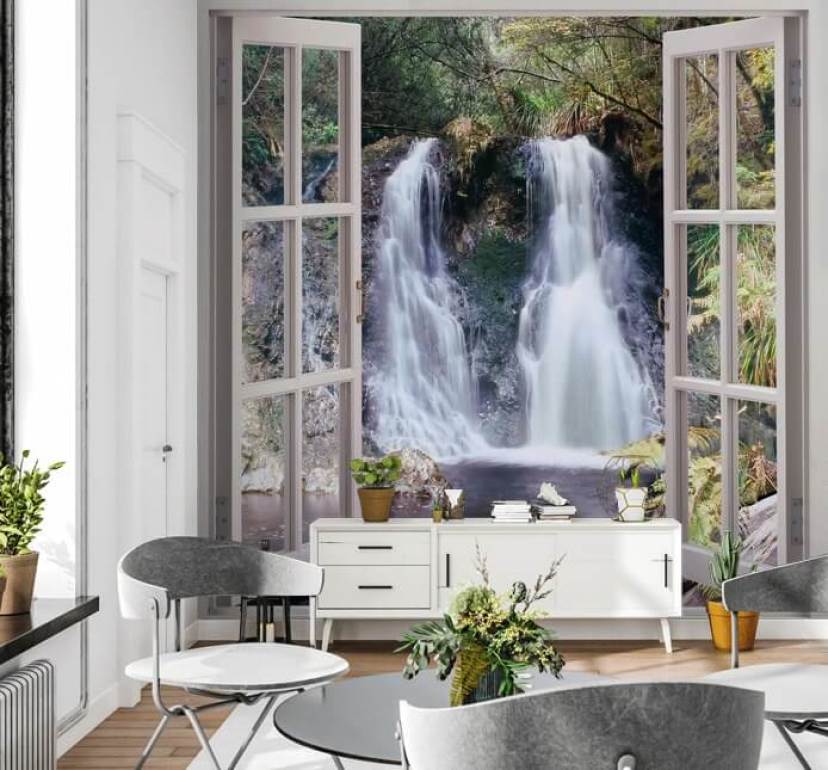 Window Wallpaper - Window View Wall Murals | Wallsauce UK
