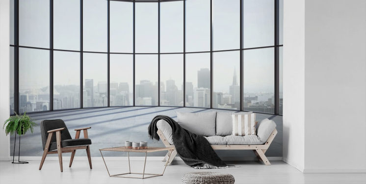 Window Wallpaper - Window View Wall Murals | Wallsauce UK