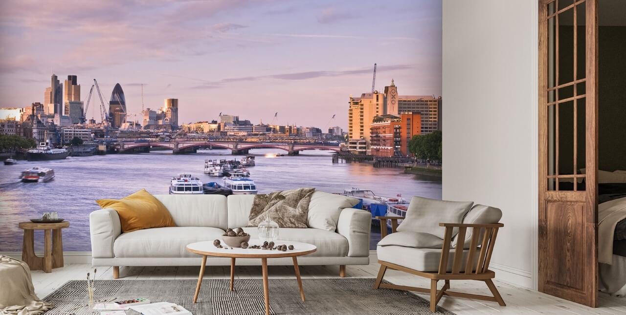 Londoner Skyline Fototapete | Wallsauce DE