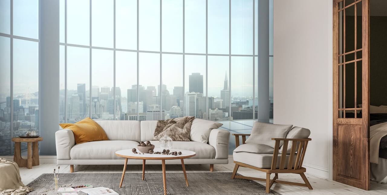 Interior Sunlight Wallpaper | Wallsauce UK